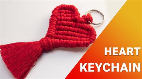 Image result for Heart Macrame Keychain Tutorial