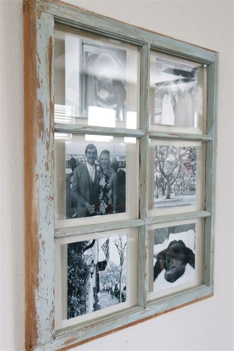 Image result for DIY Picture Frame Using Old Window