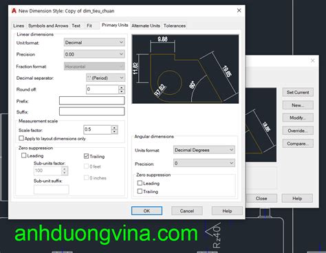 Image result for Dimstyle AutoCAD