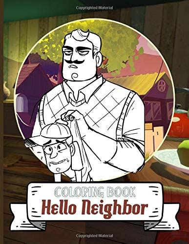Image result for Hello Neighbor Coloring Book