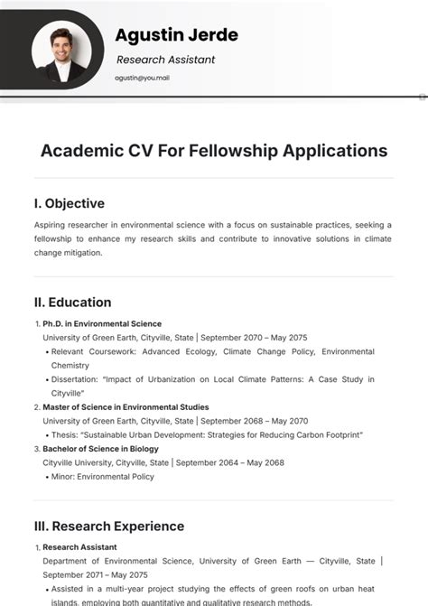 Image result for Academic CV Format PDF