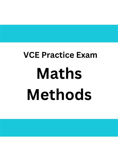 Image result for Math Methods Paper Reviews VCE