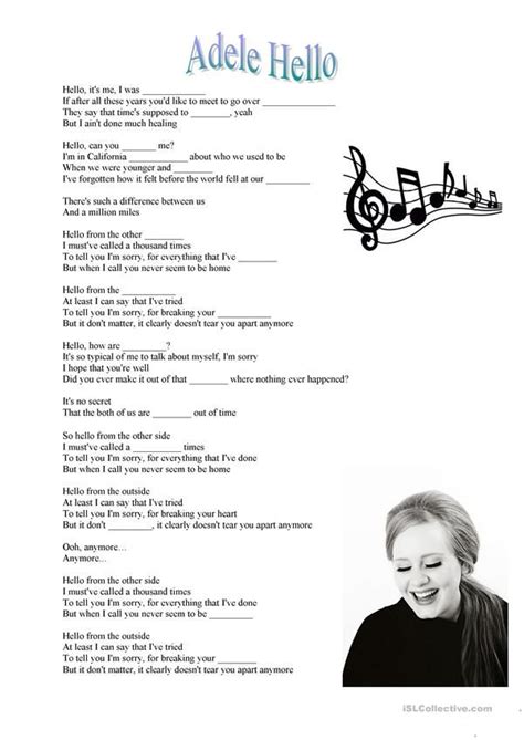 Image result for Adele Hello Song