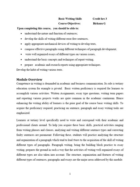 Image result for 6 Week Course Outline