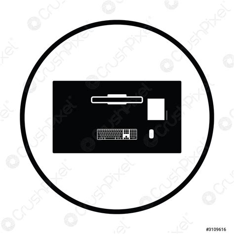 Image result for Computer Table Icon Top View