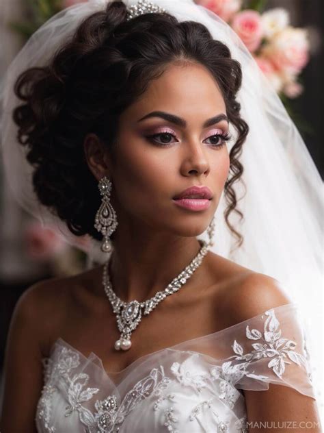 Image result for Glamorous Makeup Bride