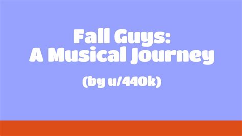Image result for Fall Guys Musical
