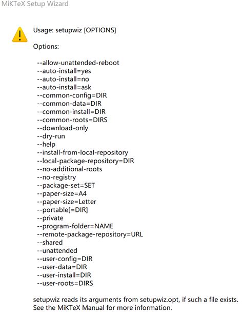 Image result for MiKTeX Setup