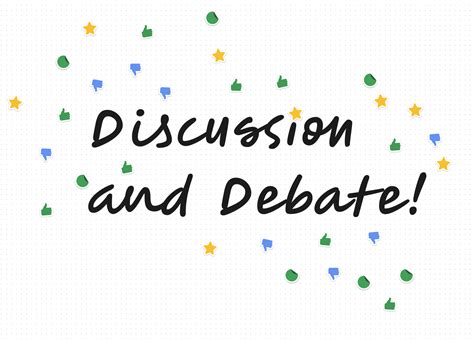 Image result for Example of Debates and Discussion