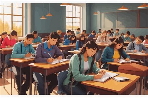 Image result for Exam Students Vector