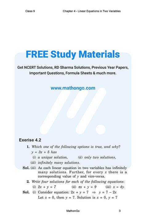 Image result for Class 9 Math Chapter 4