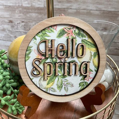 Image result for Hello Spring Wood Sign