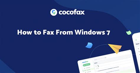 Image result for How to Fax From Computer Windows 7