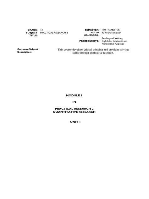 Image result for Module 2 Prea