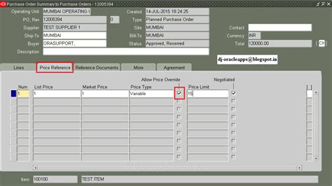 Image result for Oracle Purchase Order Query