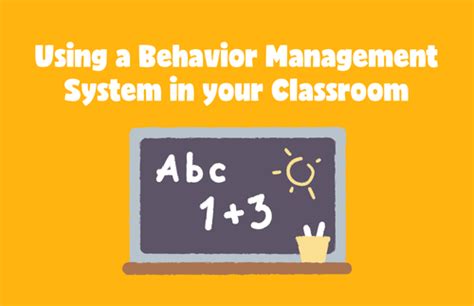 Image result for Classroom Behavior Management Systems