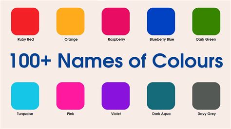 Image result for Colours Their Names