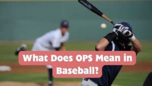 Image result for Ops Baseball