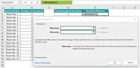 Image result for Using Frequency in Excel