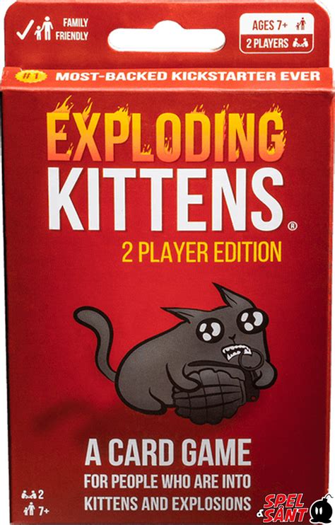 Image result for Exploding Kittens 2 Player Edition