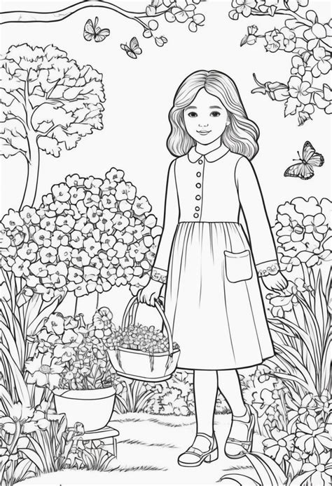 Image result for Spring Activities Coloring Pages