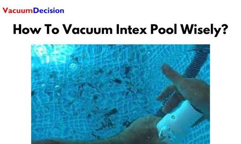 Image result for How to Vacuum Intex Pool