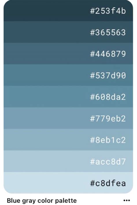 Image result for Blue Gray Color Code RGB