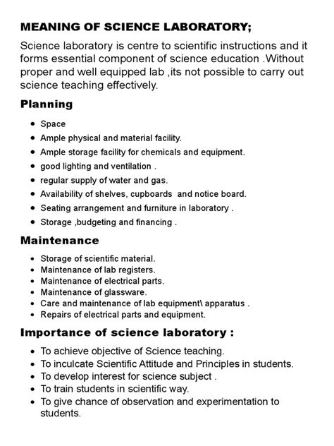 Image result for Science Laboratory Word