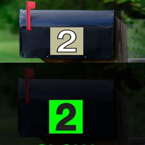 Image result for Lighted Mailbox Numbers