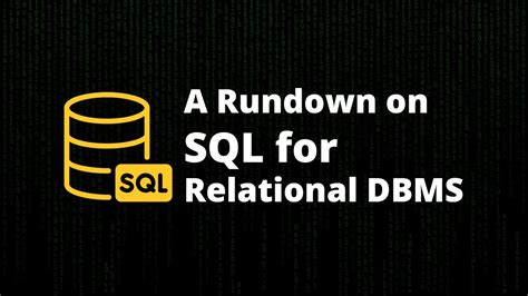 Image result for How to Query a Relational Database