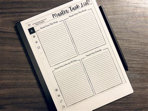 Image result for Remarkable 2 Notes Template