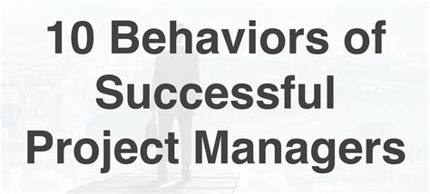 Image result for Project Manager Behaviours