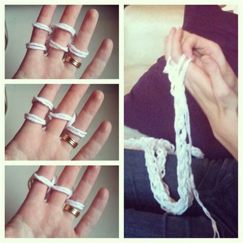 Image result for Finger Knitting Patterns