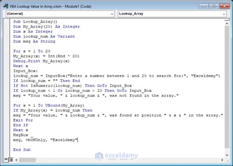 Image result for Return Position in Array VBA Access