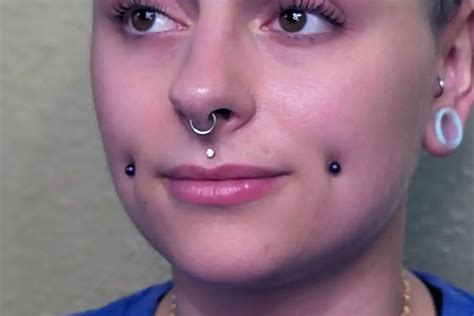 Image result for Cheek Piercing Risks