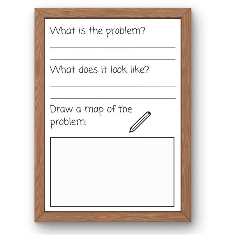 Image result for Problem Resolution Template for Kids