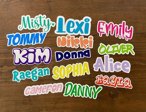 Image result for Name Sticker