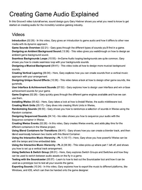 Image result for Sound Design Game Tutorial