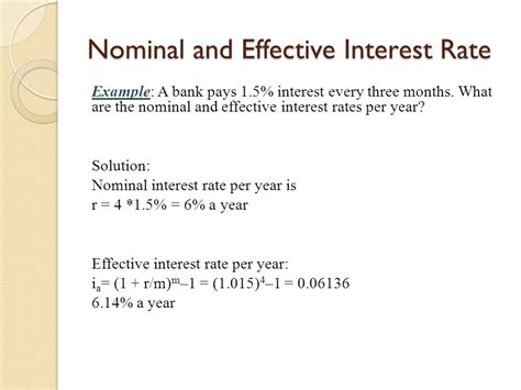 Image result for Nominal Interest Rate Formula