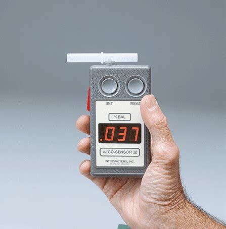 Image result for Alco Sensor III Accuracy Test