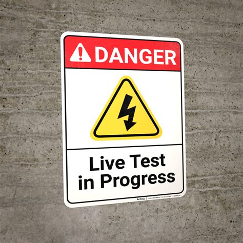 Image result for Live Test Sign