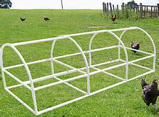 Image result for PVC Pipe Chicken Run