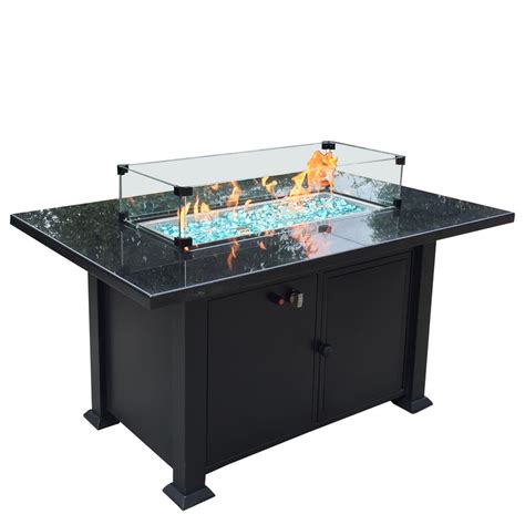 Image result for Rectangular Fire Pit Table