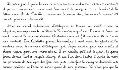 Image result for French Cursive Example