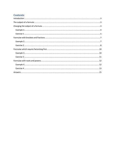 Image result for Rearranging Formula Worksheet with Example
