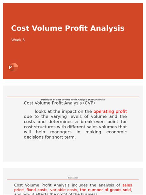 Image result for ACCA Tutorial for Management Performance in Cost Volume Analysis