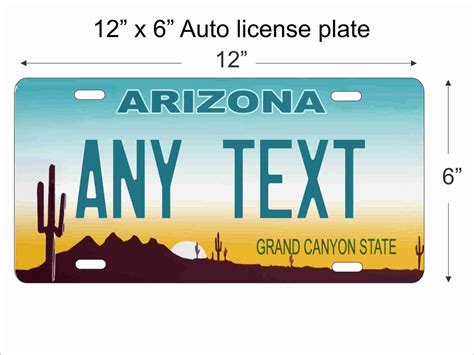 Image result for Arizona State License Plate