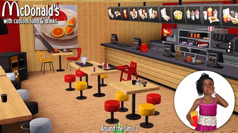 Image result for Sims 4 Fast Food Mod