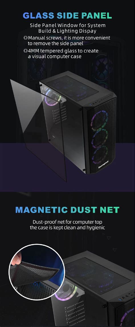 Buy Wholesale China Black Atx Mid-tower Desktop Computer Gaming Case ...