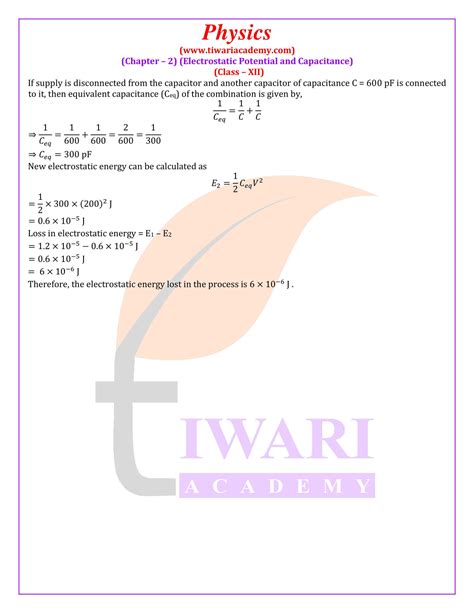 Image result for Physics Chapter 2 Class 12 by Radhika Classes Lecture 6